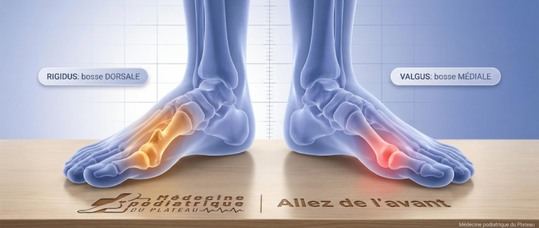 Hallux rigidus vs valgus: what's the difference?